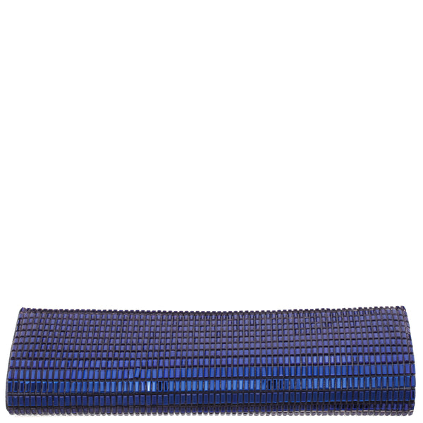 Hope Navy Allover "Squares" Crystal Clutch | Nina Shoes