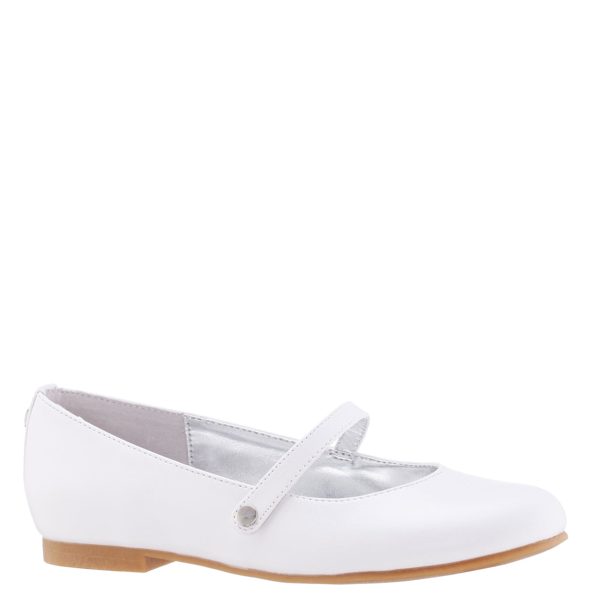 Girls Fernanda White-Smooth | Nina Shoes