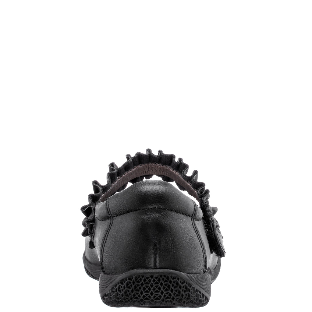 Girls Lindzee Black-Tumbled | Nina Shoes